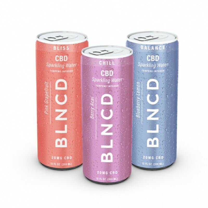 CBD Sparkling Waters- BLNCD